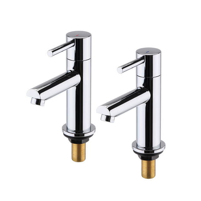 Straight spout Basin Pillar Taps