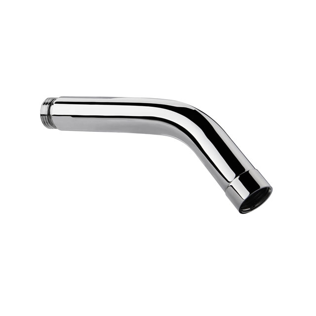 160mm Angled Chrome Extension Shower Arm for Handheld Shower Heads