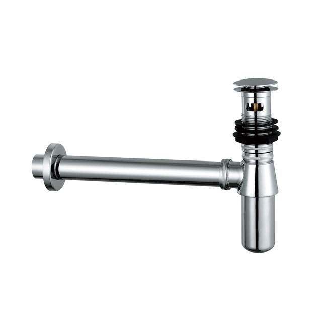 Traditional Chrome Click Clack Basin Waste + Bottle Trap Pack