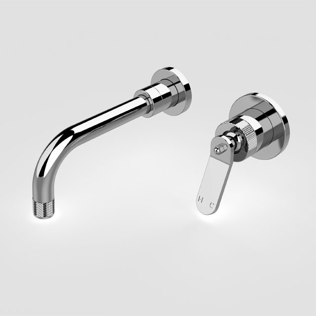 Industrial Style Wall Mounted (2TH) Basin Mixer Tap