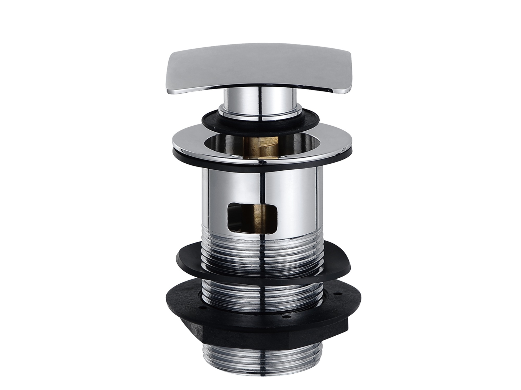 Square Push Button Basin Waste